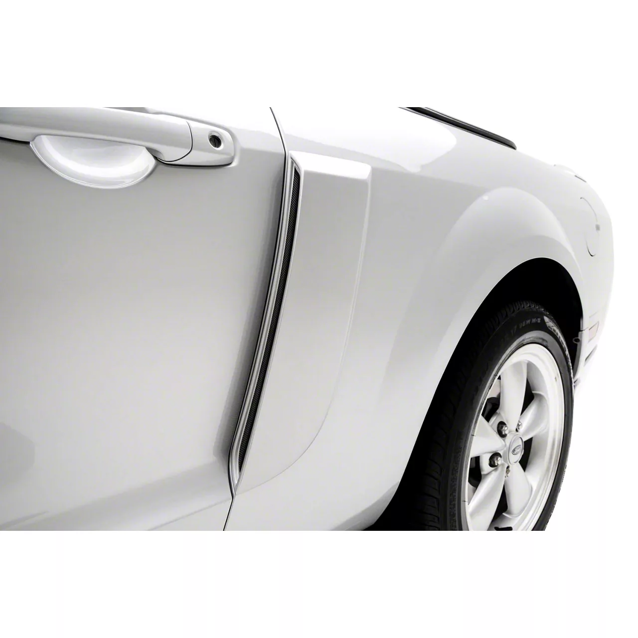 Mustang Quarter Panel Scoops; Unpainted (05-09 Mustang) - Free Shipping