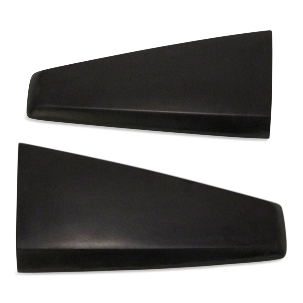 Mustang Quarter Window Scoops; Unpainted (05-09 Mustang Coupe) - Free ...