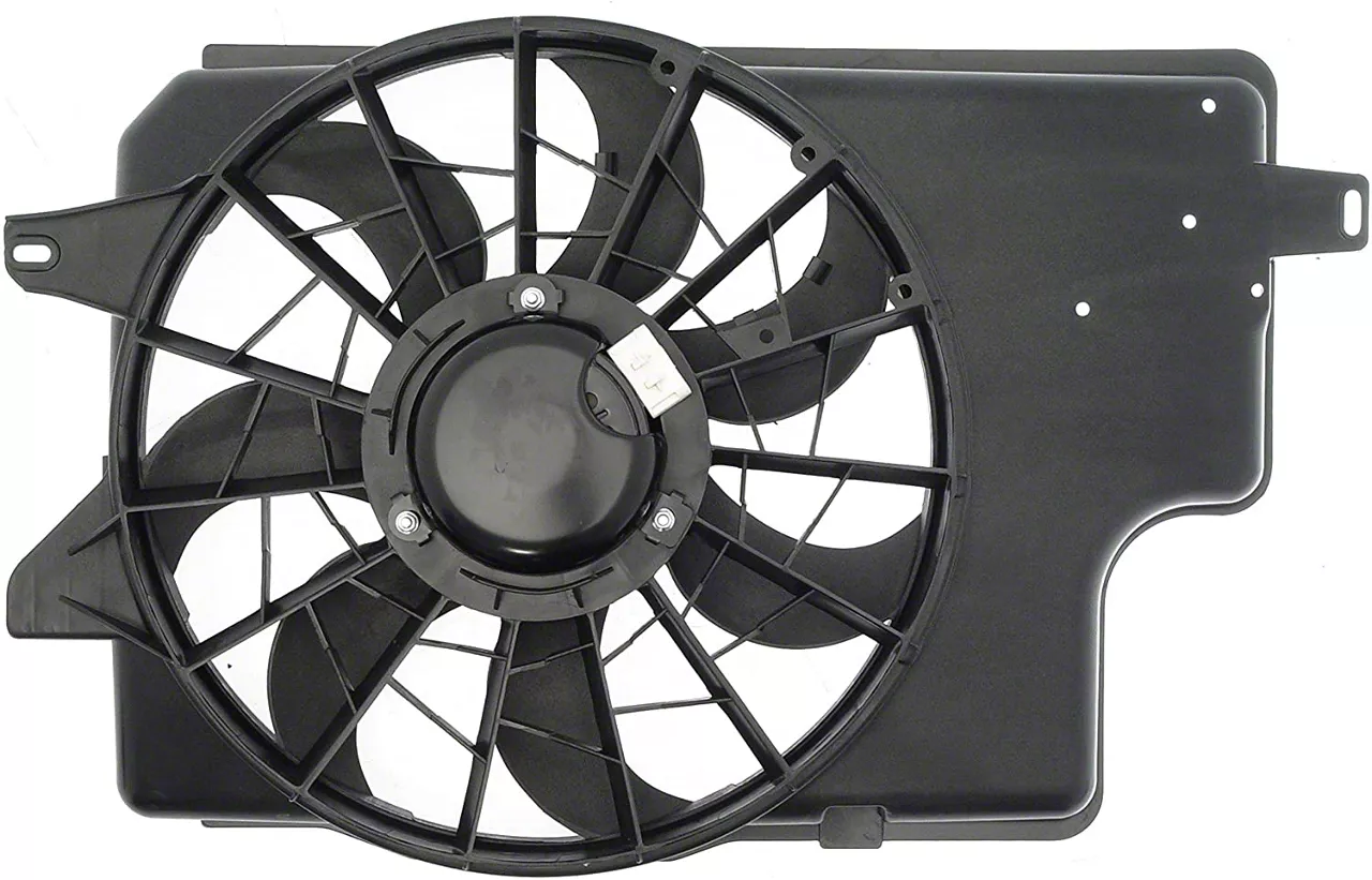 Mustang Radiator Fan Assembly without Controller (94-96 Mustang GT, V6 ...