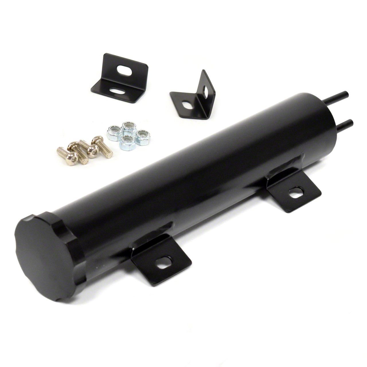 Mustang Radiator Overflow Tank Kit; Black (86-93 Mustang) - Free Shipping
