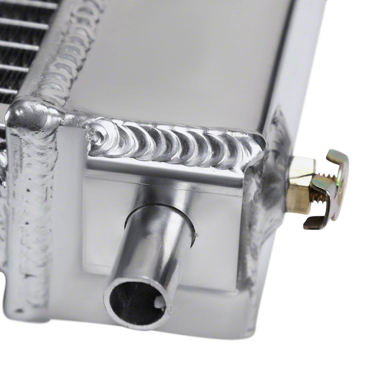 Mustang Aluminum Performance Radiator; 2-Row (97-04 Mustang w/ Manual ...