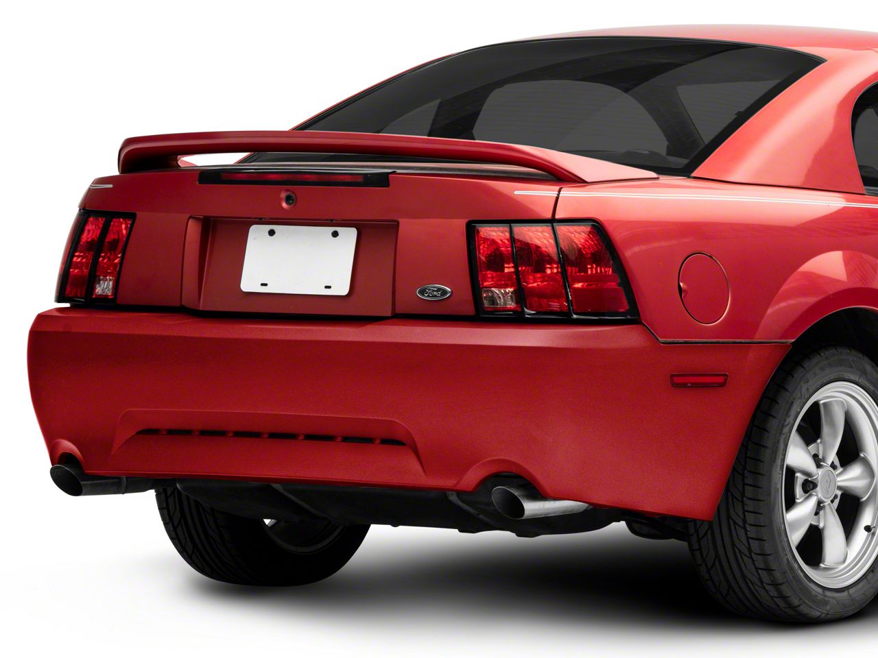 Mustang Rear Bumper Cover; Unpainted; Replacement Part (99-04 Mustang ...