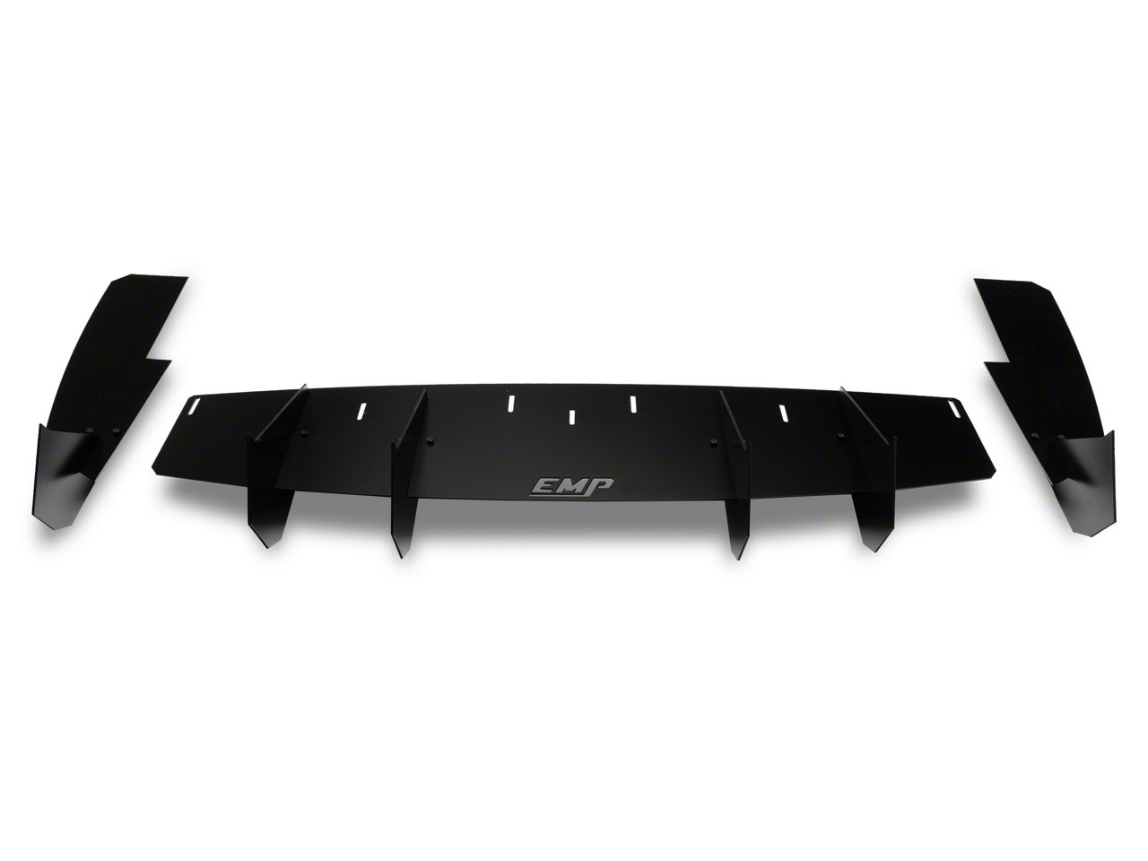 Mustang Rear Diffuser; Matte Black (15-17 Mustang GT Non-Premium ...