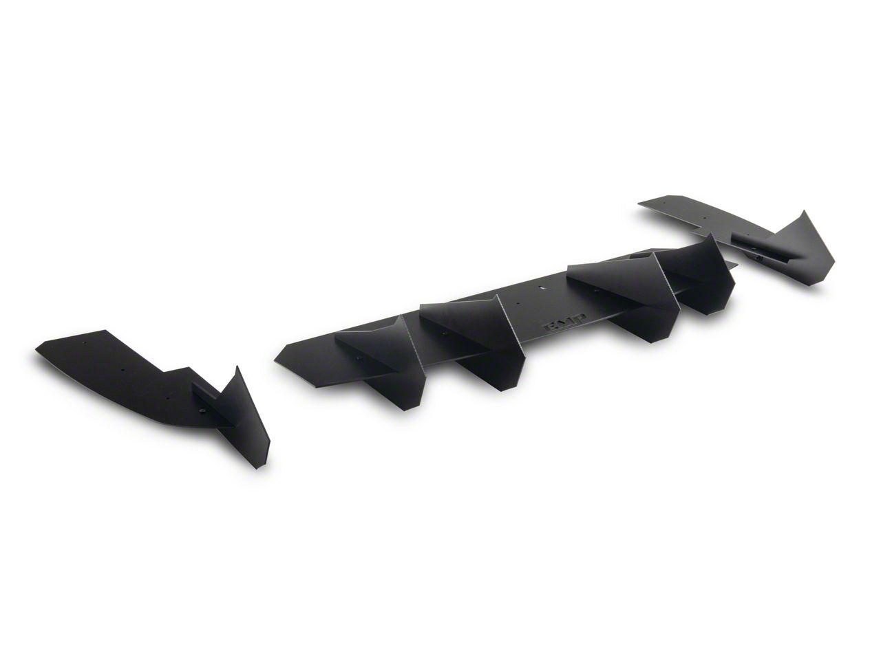Mustang Rear Diffuser; Matte Black (18-23 Mustang GT; 19-23 Mustang ...
