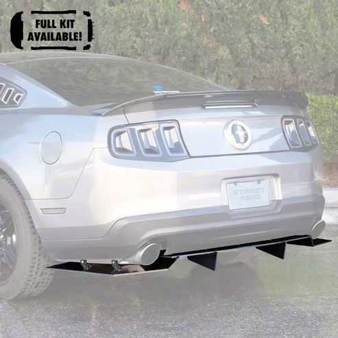 Mustang Rear Diffuser (10-12 Mustang V6) - Free Shipping