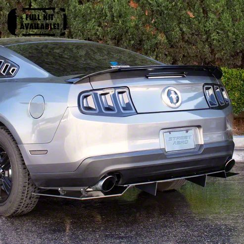 Mustang Rear Diffuser (10-12 Mustang V6) - Free Shipping