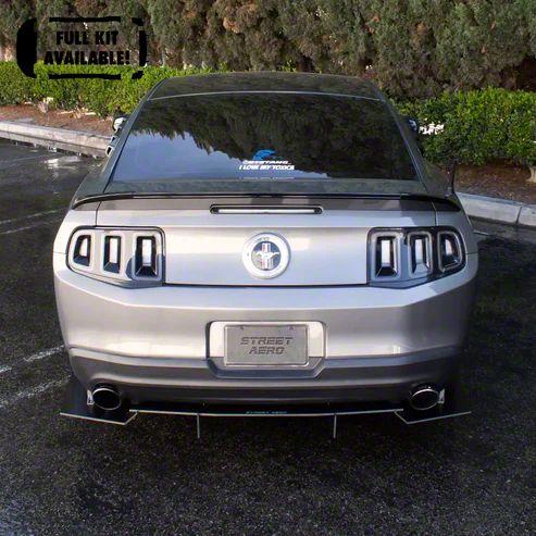Mustang Rear Diffuser (10-12 Mustang V6) - Free Shipping