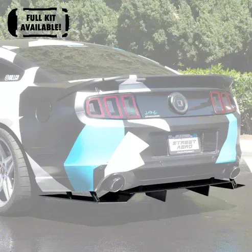 Mustang Rear Diffuser (13-14 Mustang GT, V6) - Free Shipping
