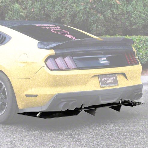 Mustang Rear Diffuser (15-17 Mustang w/ Roush Rear Valance) - Free Shipping