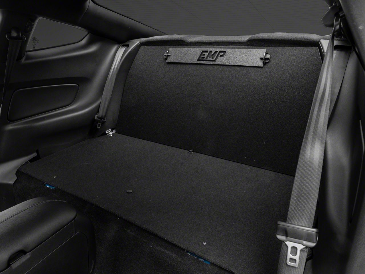Mustang Rear Seat Delete Kit with Full Carpet Pieces (15-23 Mustang ...