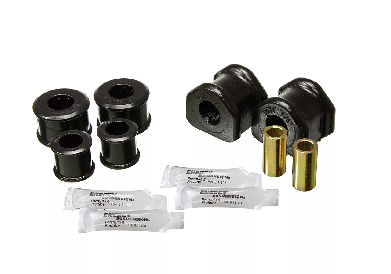Mustang Rear Sway Bar Bushings; 22mm; Black (11-14 Mustang) - Free Shipping