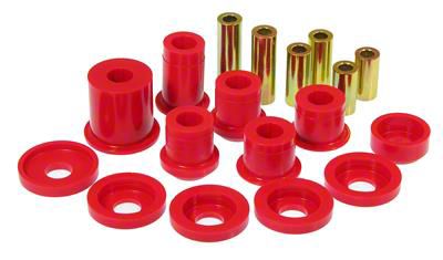 Mustang Rear Upper and Lower Control Arm Bushing Kit; Red (05-10 ...