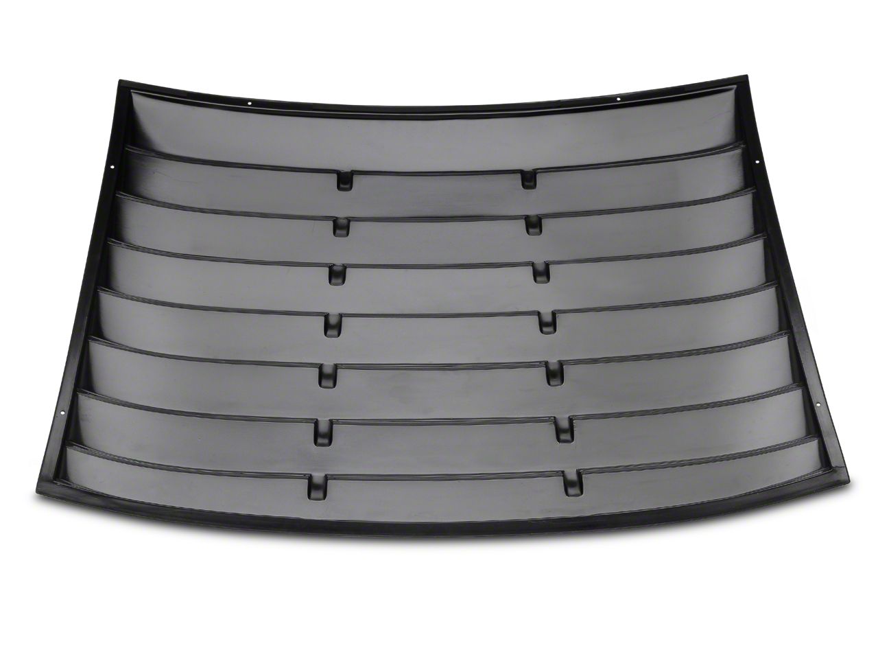 SpeedForm Mustang Rear Window Louvers; Textured ABS 75000 (05-14 ...