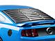 SpeedForm Mustang Rear Window Louvers; Textured ABS 75000 (05-14 ...