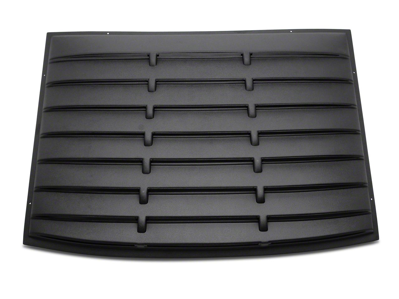 SpeedForm Mustang Rear Window Louvers; Textured ABS 75000 (05-14 ...