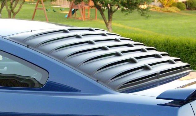 2015-2023 Ford Mustang Louvers - Rear Window | AmericanMuscle