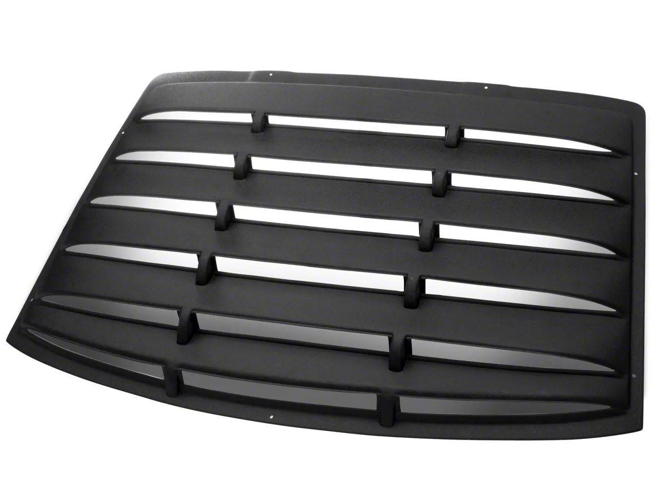 SpeedForm Mustang Rear Window Louvers; Textured ABS 75001 (94-04 ...
