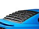 SpeedForm Mustang Rear Window Louvers; Textured ABS 75001 (94-04 ...