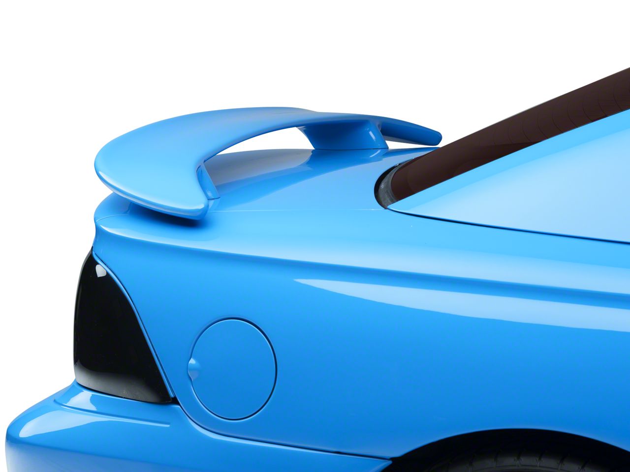 SpeedForm Mustang GT Style Rear Spoiler; Unpainted 94428 (94-98 Mustang ...