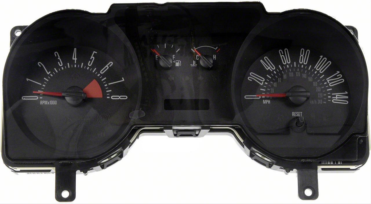 Mustang Remanufactured Instrument Cluster; 4-Gauge (2005 Mustang GT ...