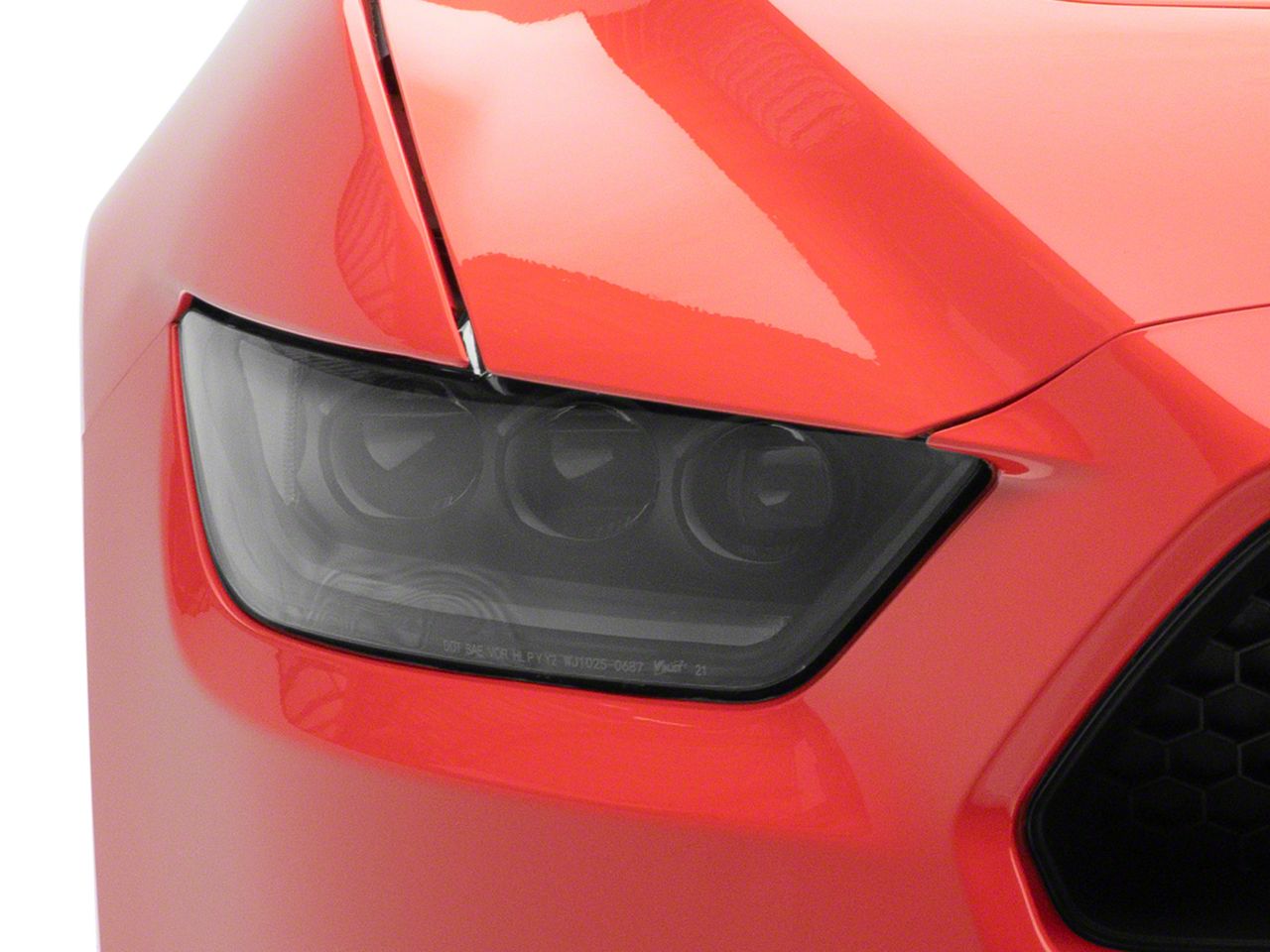 Mustang Renegade Series LED Headlights; Black Housing; Clear Lens (15 ...