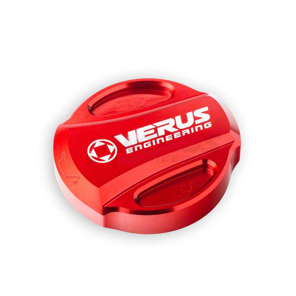 Mustang RLA Oil Cap; Anodized Red (15-17 Mustang GT; 15-20 Mustang ...