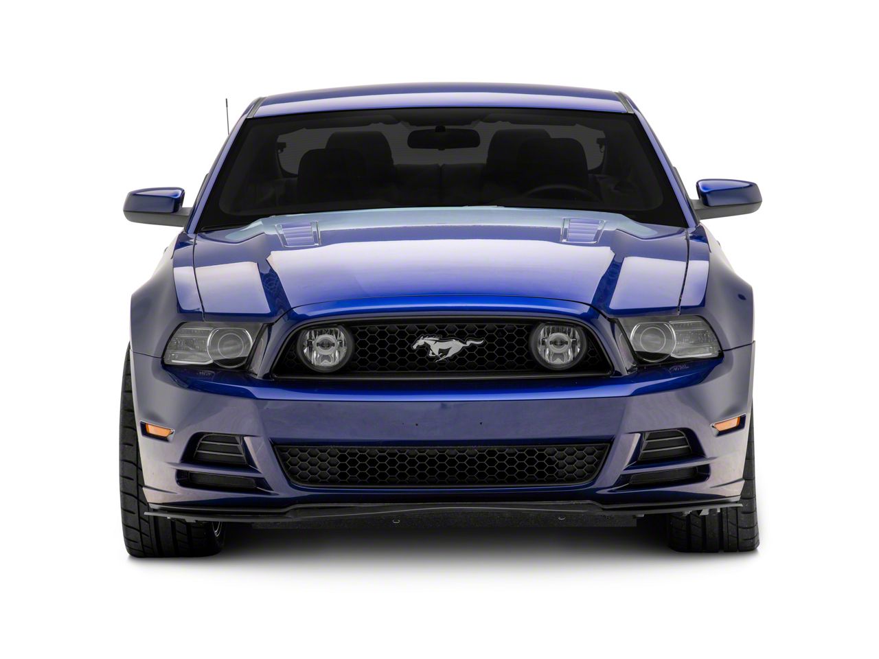 Mustang RP Style Front Chin Spoiler; Matte Black (13-14 Mustang GT, V6 ...