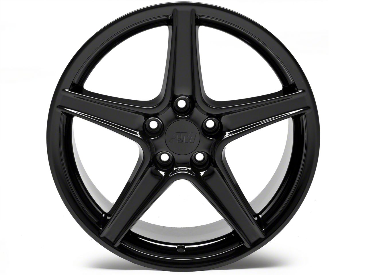 Mustang Saleen Style Gloss Black Wheel; 18x9; 30mm Offset (99-04 ...