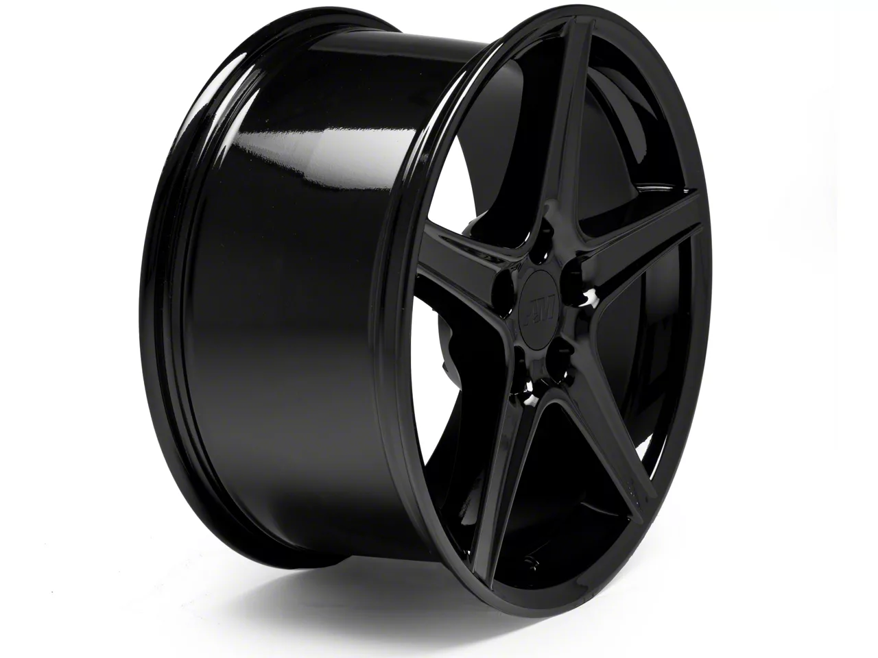 Mustang Saleen Style Gloss Black Wheel; 18x9; 30mm Offset (99-04 ...