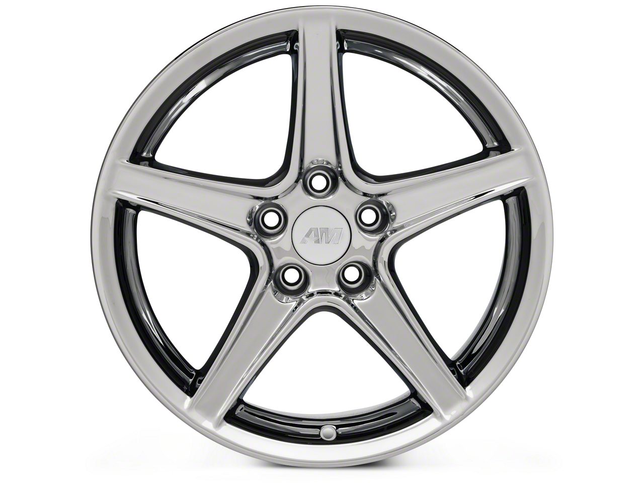 Mustang Saleen Style Chrome Wheel; 18x9; 30mm Offset (99-04 Mustang ...