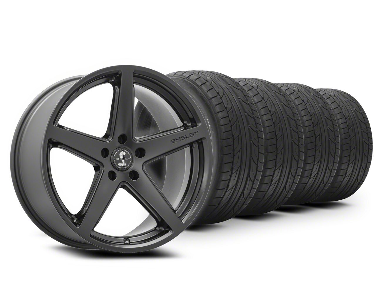 Mustang 19x9.5 Shelby SB201 Wheel & NITTO High Performance NT555 G2 ...