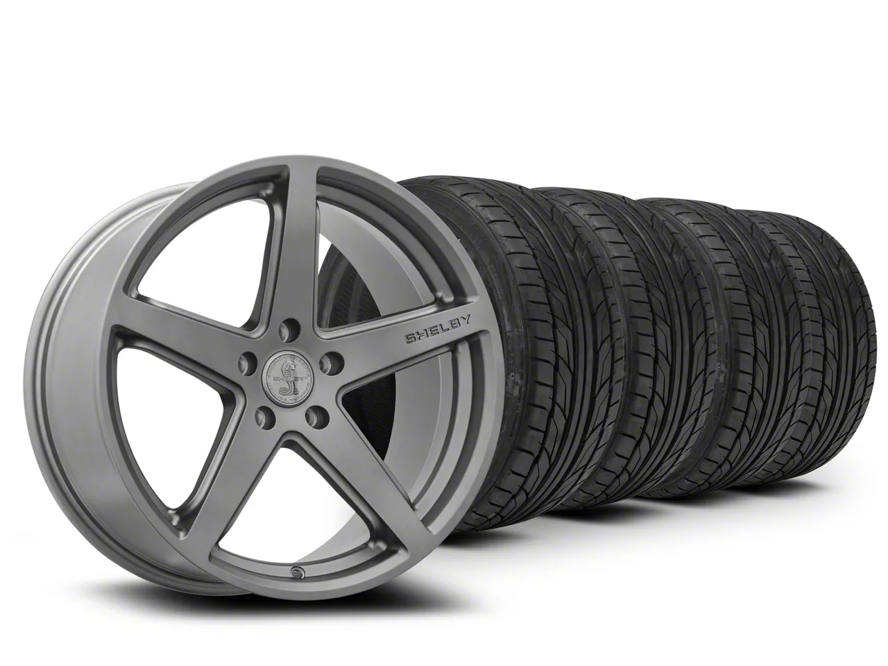 Mustang 20x9.5 Shelby SB201 Wheel & NITTO High Performance NT555 G2 ...