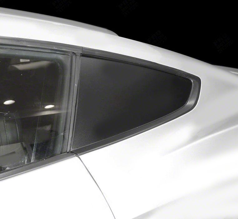 Mustang Side Rear Window Blackout Accent Decals; Matte Black (15-17 ...