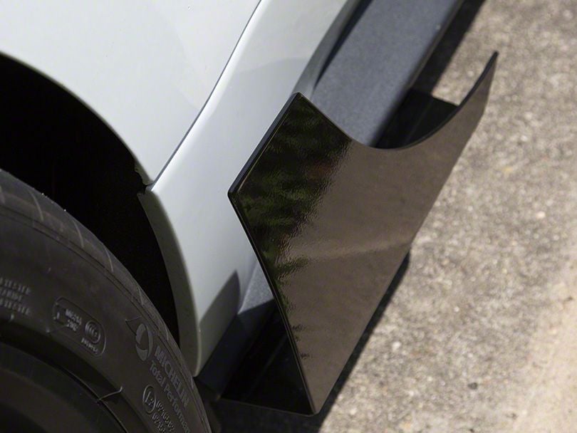 Mustang Solid Aluminum Side Splitter Winglets (15-25 Mustang, Excluding ...