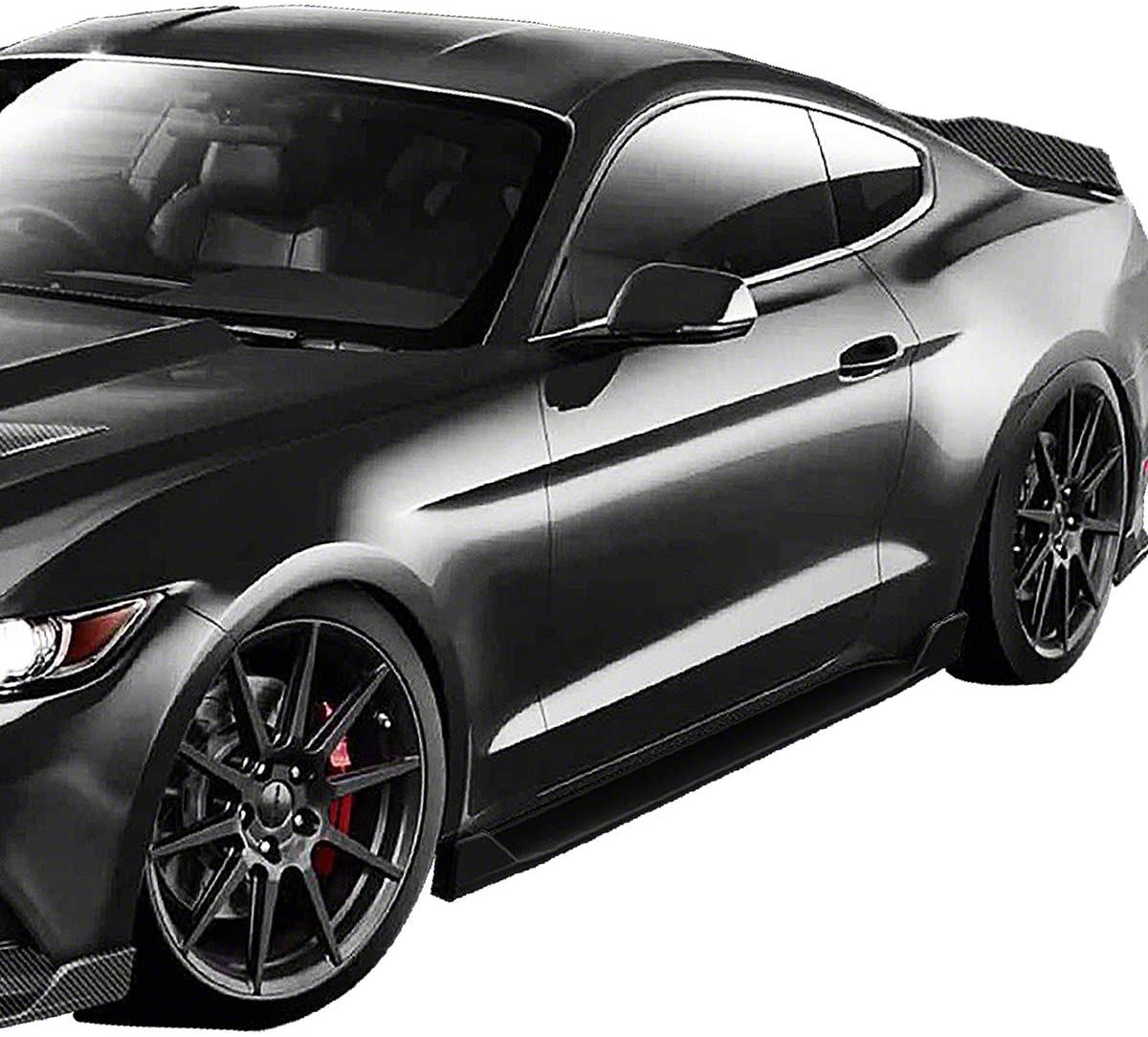 Mustang Side Splitters with Winglets (15-17 Mustang GT, EcoBoost, V6 ...