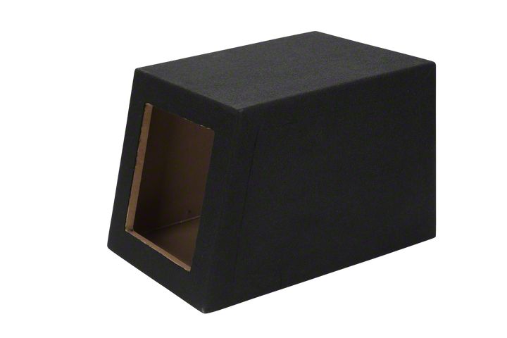 Mustang Single 12-Inch Square Hole Subwoofer Box; Carpeted (79-93 ...