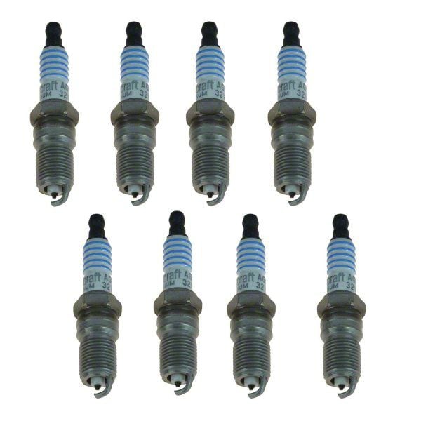 Mustang Spark Plugs; 8-Piece (99-01 Mustang Cobra; 03-04 Mustang Mach 1 ...