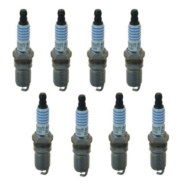 Mustang Spark Plugs; 8-Piece (99-01 Mustang Cobra; 03-04 Mustang Mach 1 ...