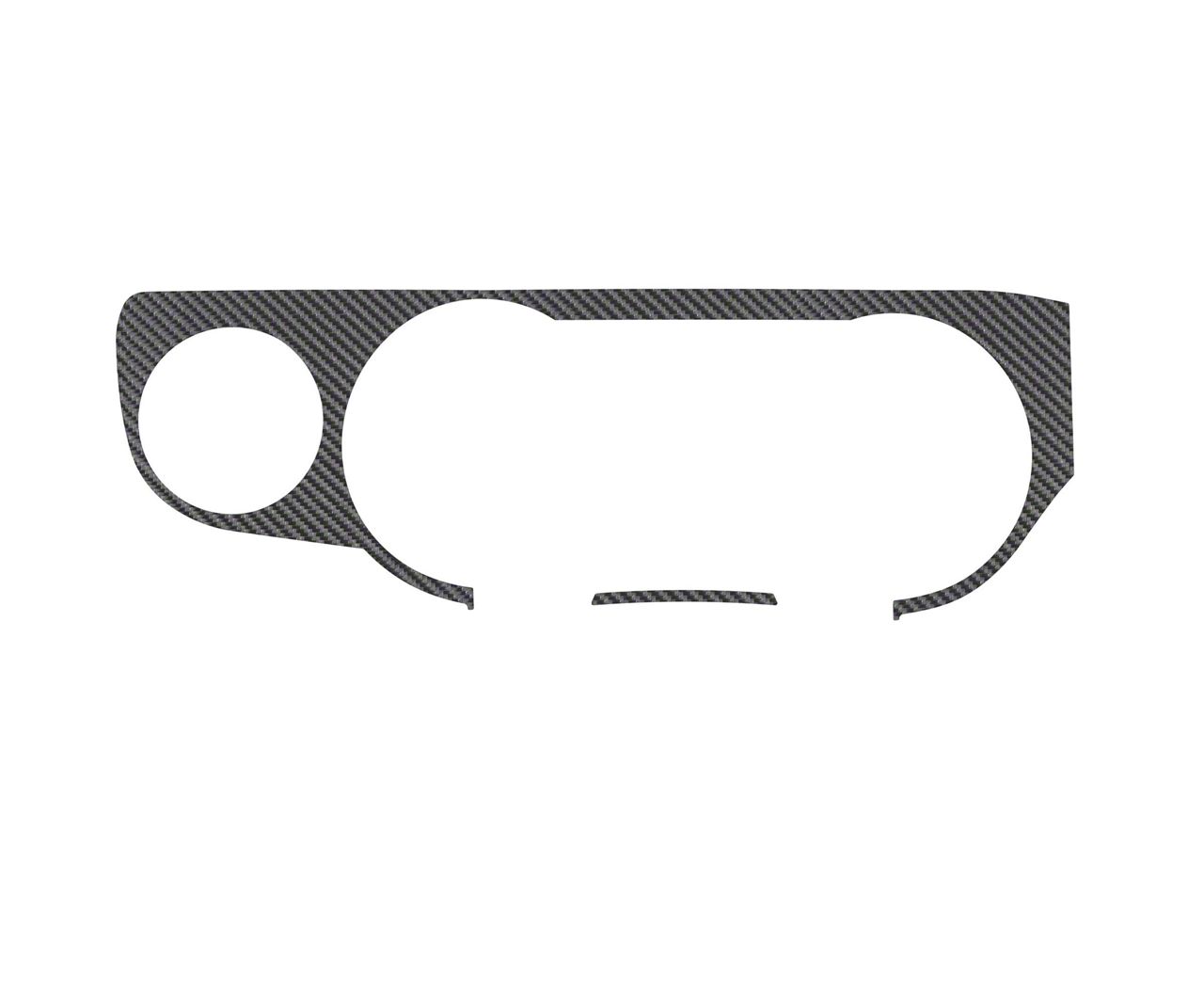 Mustang Speedo Accent Trim; Raw Carbon Fiber (10-14 Mustang) - Free ...