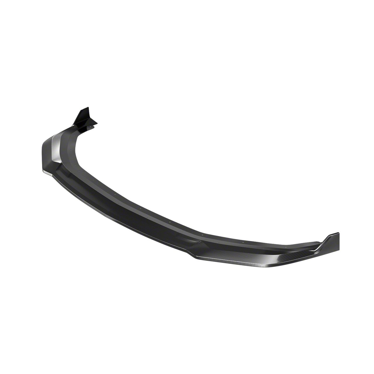 Mustang Splitter Extension; Matte Black Polyurethane (24-26 Mustang GT ...