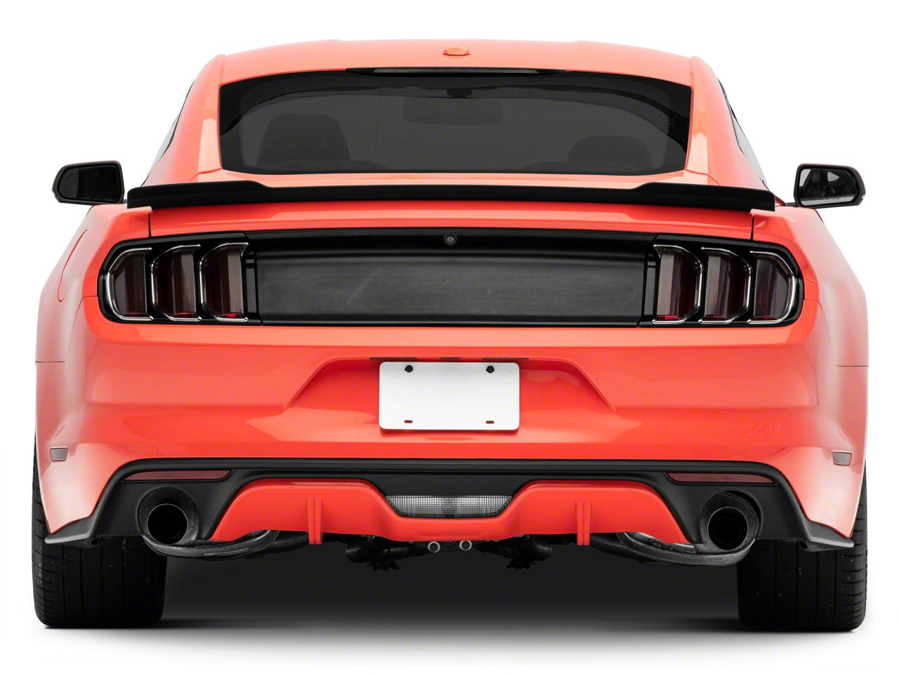 Mustang Modern Style Rear Spoiler; Matte Black (15-23 Mustang Fastback ...