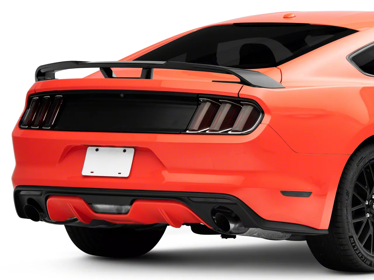 Mustang Performance Pack Style Rear Spoiler; Gloss Black (15-23 Mustang ...