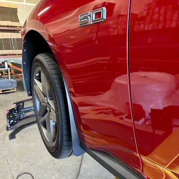 Mustang Standard Rock Guards; Front and Rear (24-25 Mustang) - Free ...