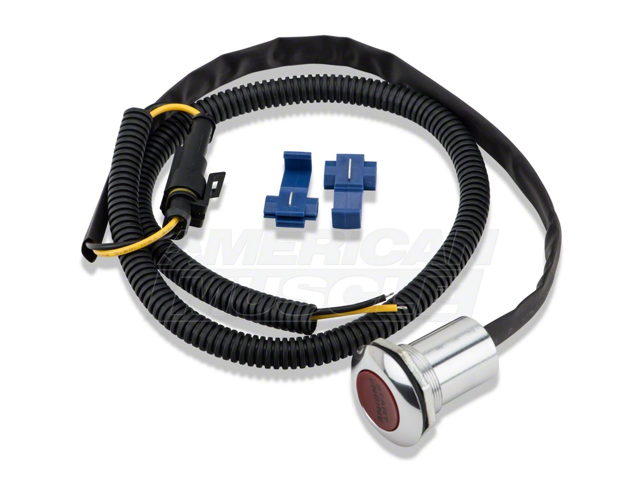SpeedForm Mustang Modern Billet Push Button Start Ignition Kit 41333 ...