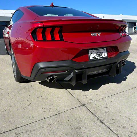 Mustang Stealth Diffuser; Main Center (24-25 Mustang GT w/o Active ...