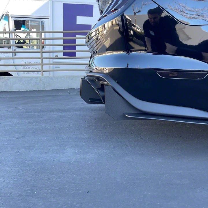 Mustang Stealth Diffuser Side Extensions (18-23 Mustang GT) - Free Shipping