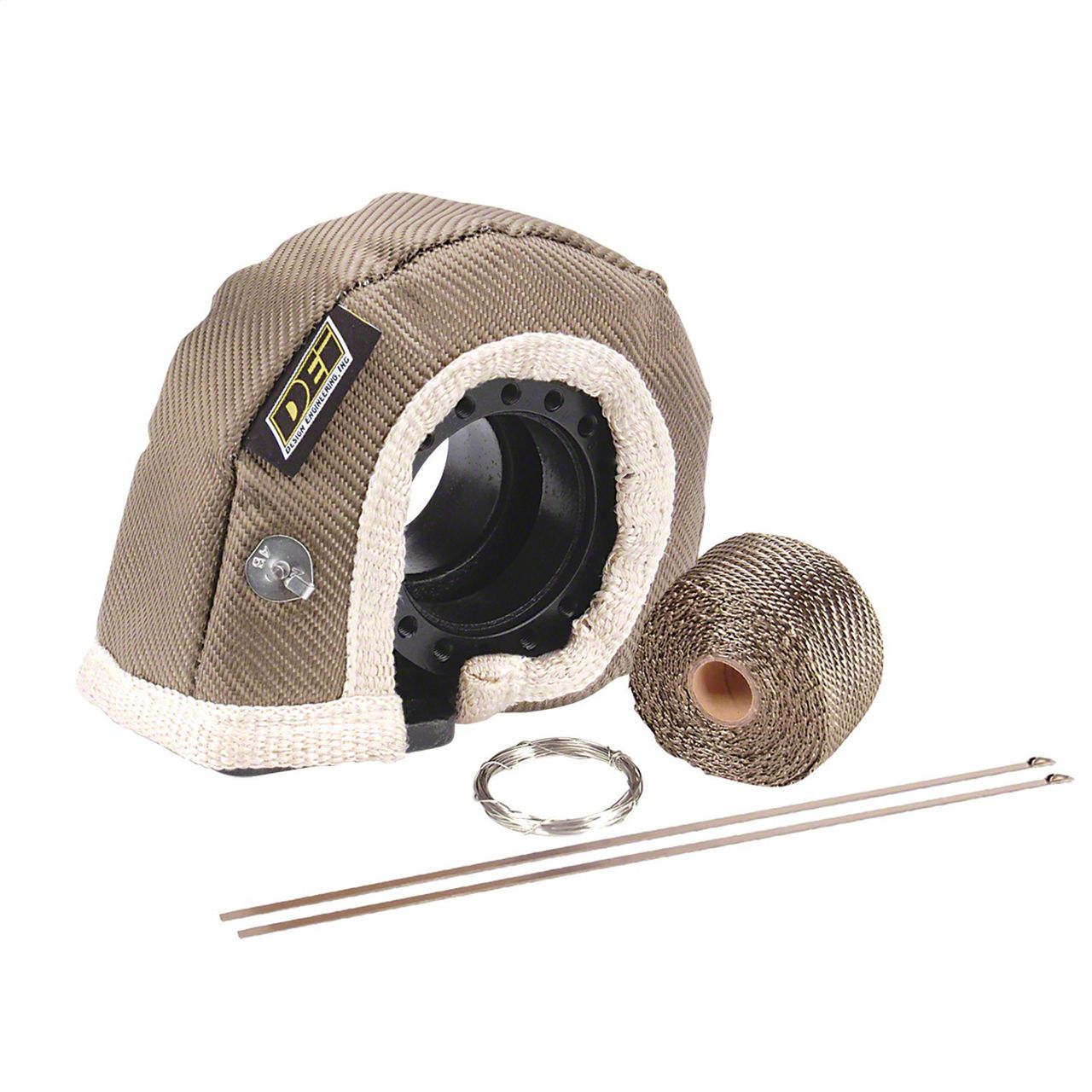 Mustang T6 Titanium Series Turbo Shield/Blanket Kit (Universal; Some ...