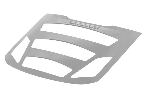 Mustang Tekno 3 Rear Window Louvers; Ingot Silver (15-24 Mustang ...