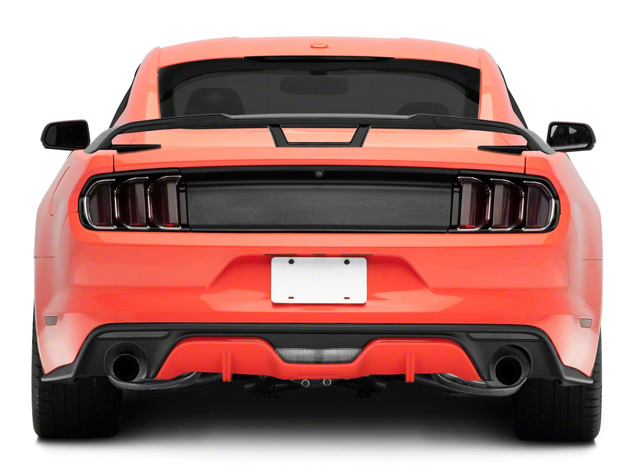 Mustang Track Pack Style Rear Spoiler; Gloss Black (15-23 Mustang ...