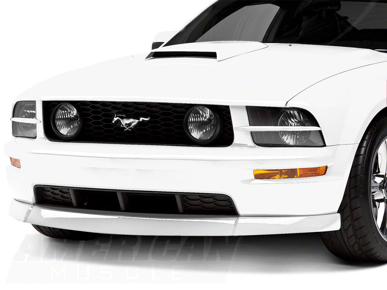 MMD Mustang Headlight Splitters; Unpainted 98600-00 (05-09 Mustang GT ...